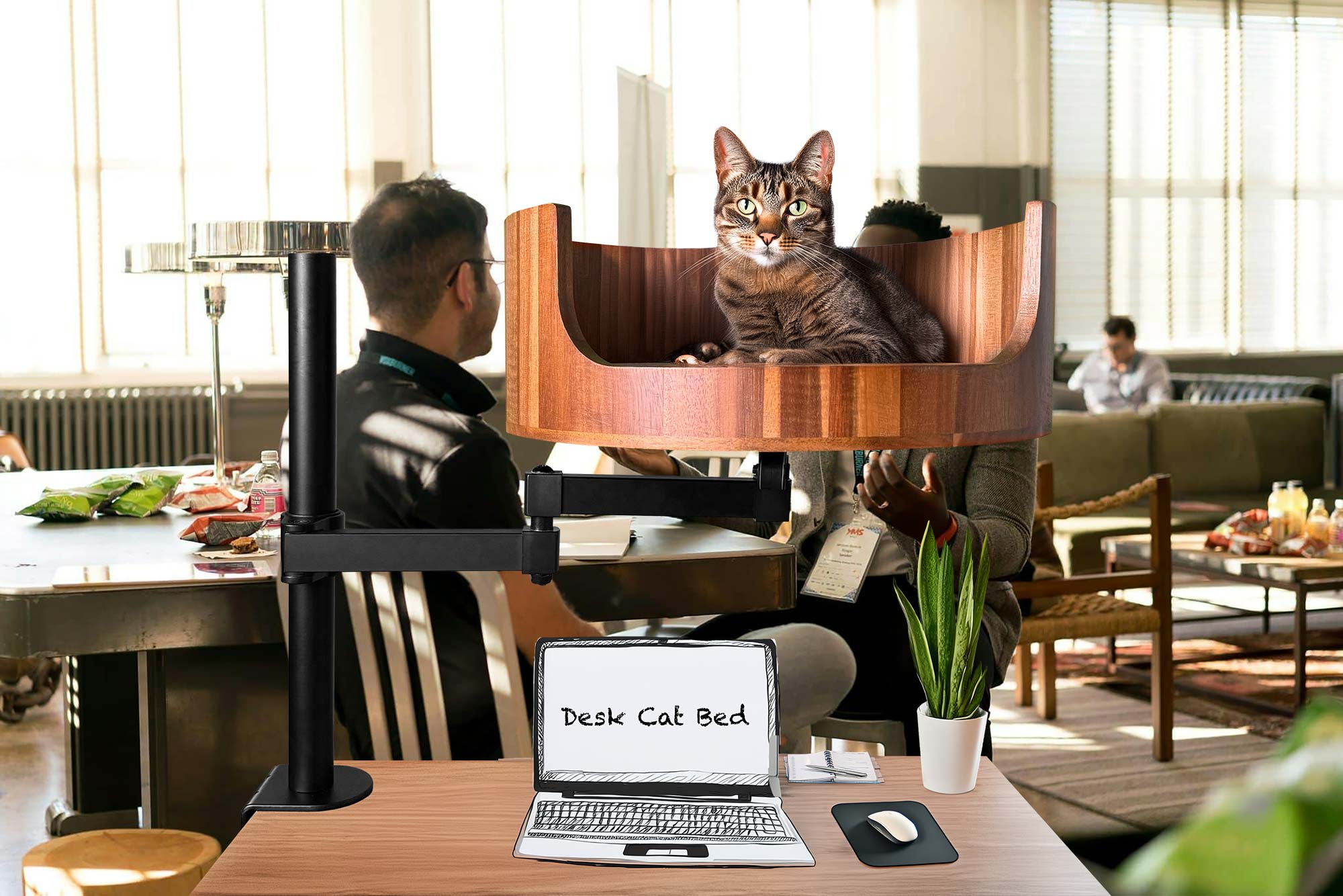 Cat Bed Ideas Minecraft: Creative Designs for Your Game – Desk Cat Nest