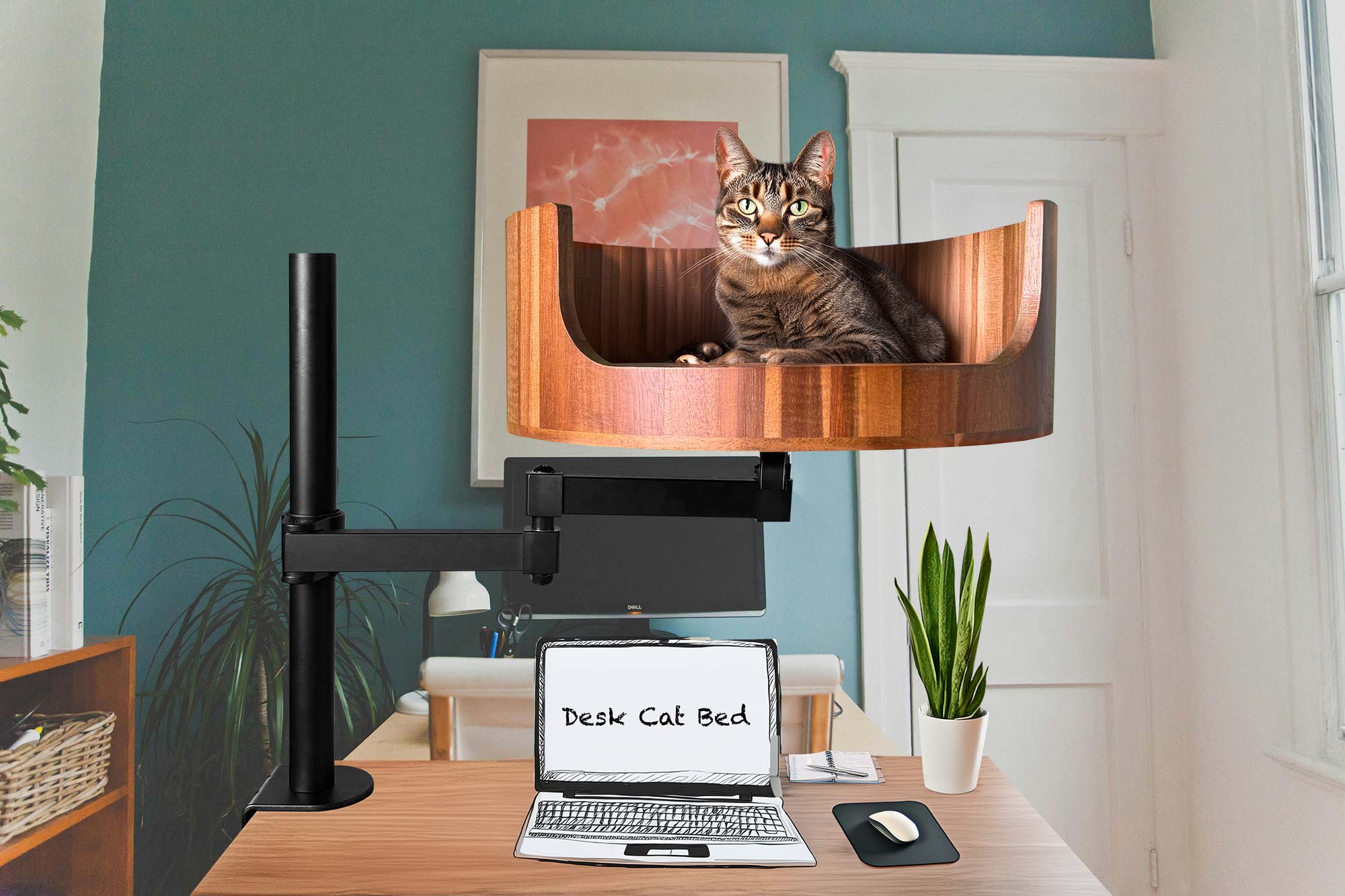 Cat Bed Tower: The Ultimate Cozy Retreat for Cats – Desk Cat Nest