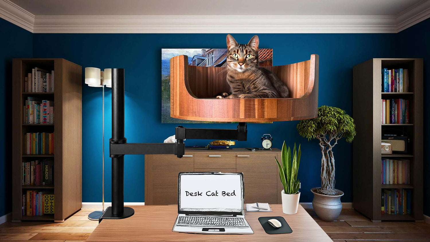 Cat House 3D Model: A Creative Design for Your Feline Friend – Desk Cat ...