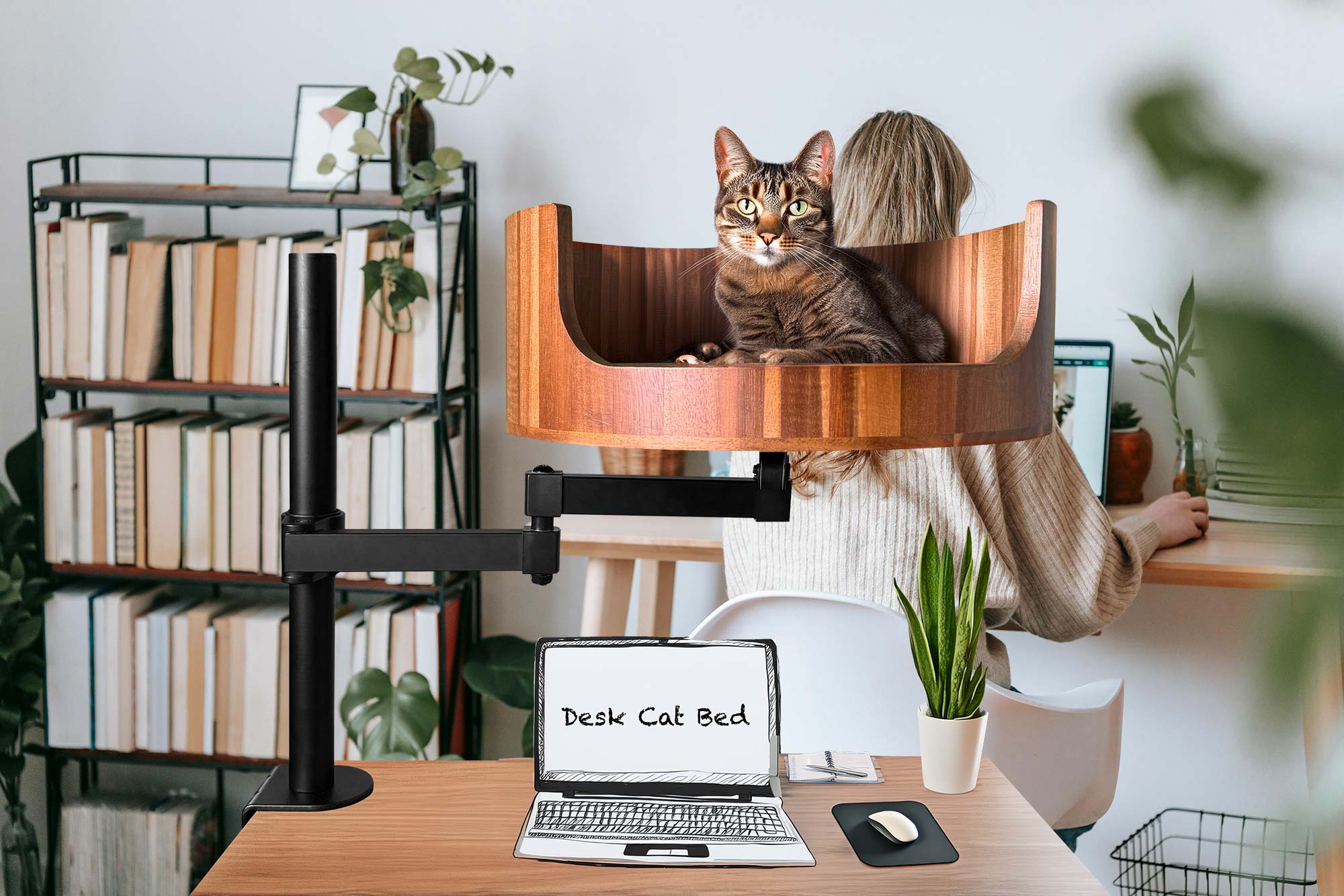 Raised Cat Bed: The Perfect Solution for Your Feline Friend – Desk Cat Nest