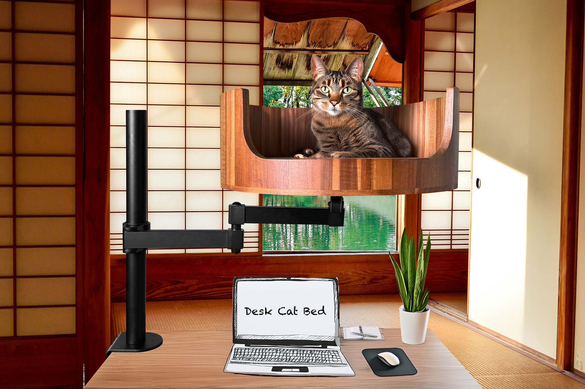Thermal Cat Bed: The Ultimate Comfort for Your Feline – Desk Cat Nest